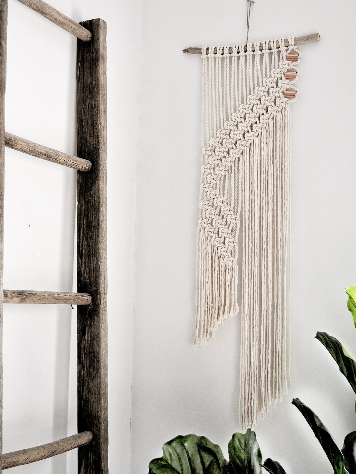 Macrame wall hanging modern fibre tapestry woven wall art | Etsy