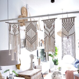 Macrame Wall Hanging| Modern Fibre Tapestry| Woven Wall Art| Geometric ...