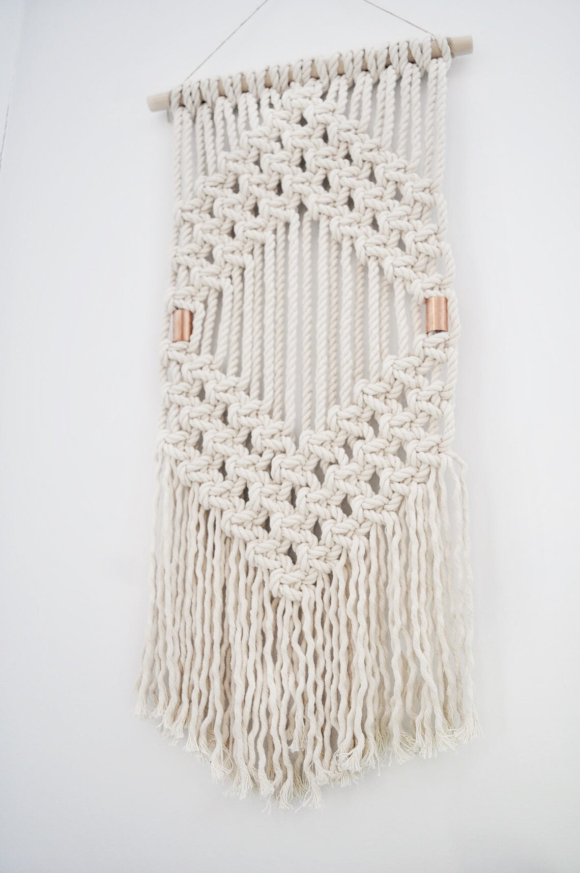 Macrame Wall Hanging| Modern Fibre Tapestry| Woven Wall Art| Geometric ...