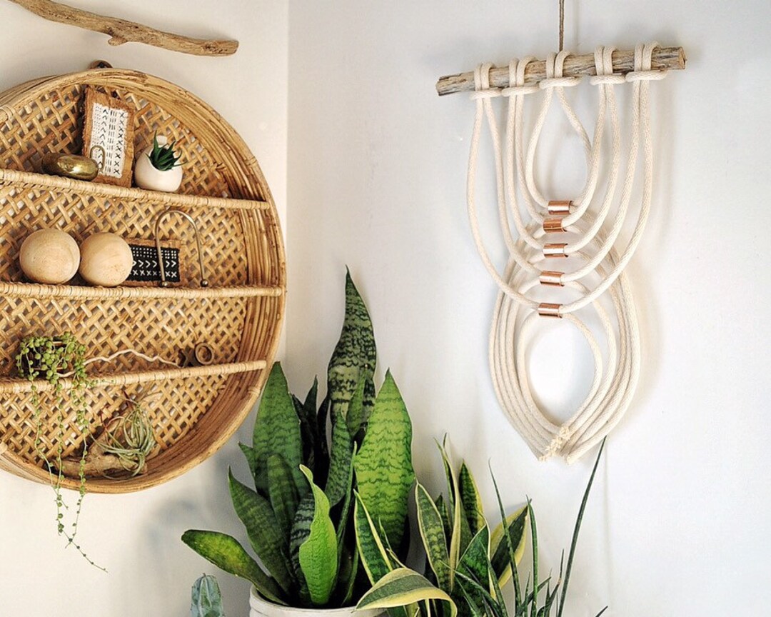 Macrame Wall Hanging| Modern Fibre Tapestry| Woven Wall Art| Geometric ...