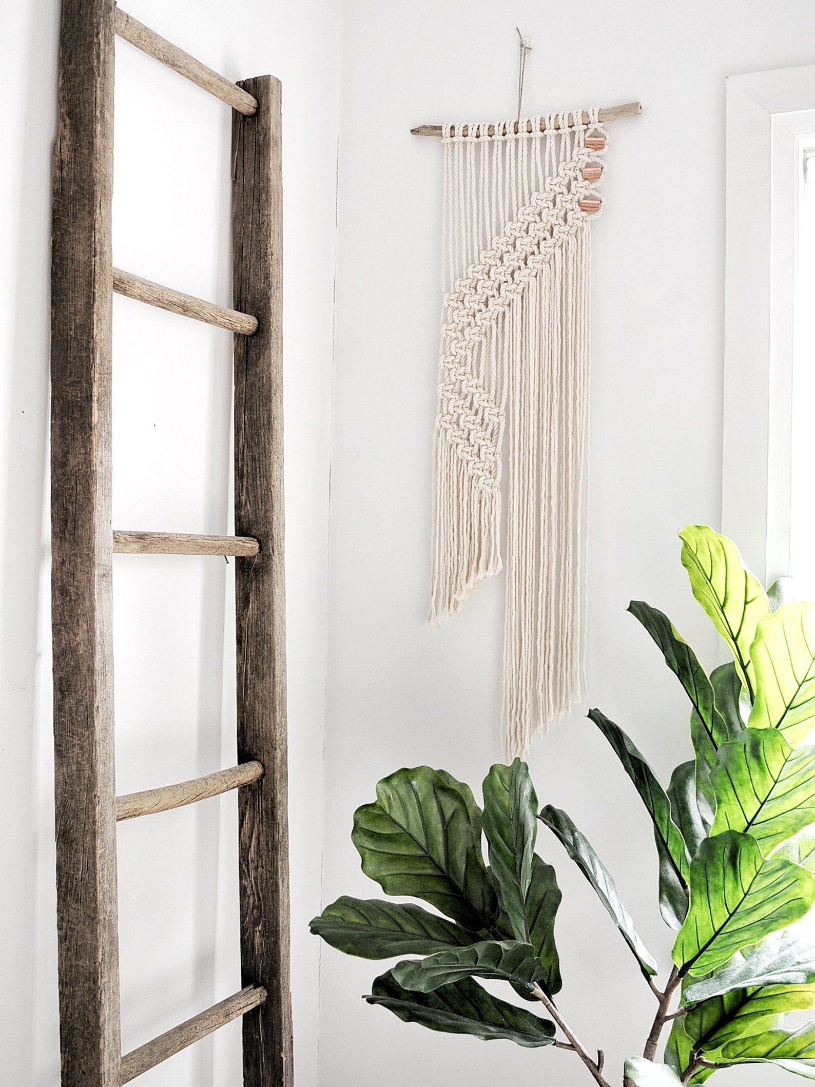 Macrame Wall Hanging| Modern Fibre Tapestry| Woven Wall Art| Geometric ...