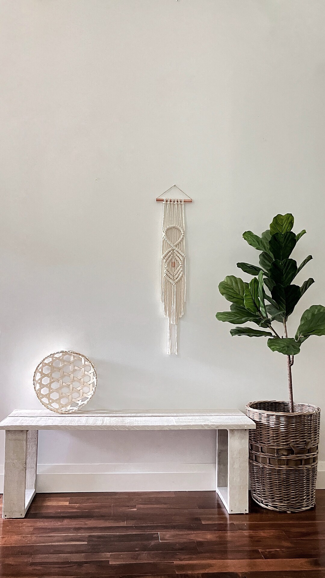 Macrame Wall Hanging| Modern Fibre Tapestry| Woven Wall Art| Geometric ...