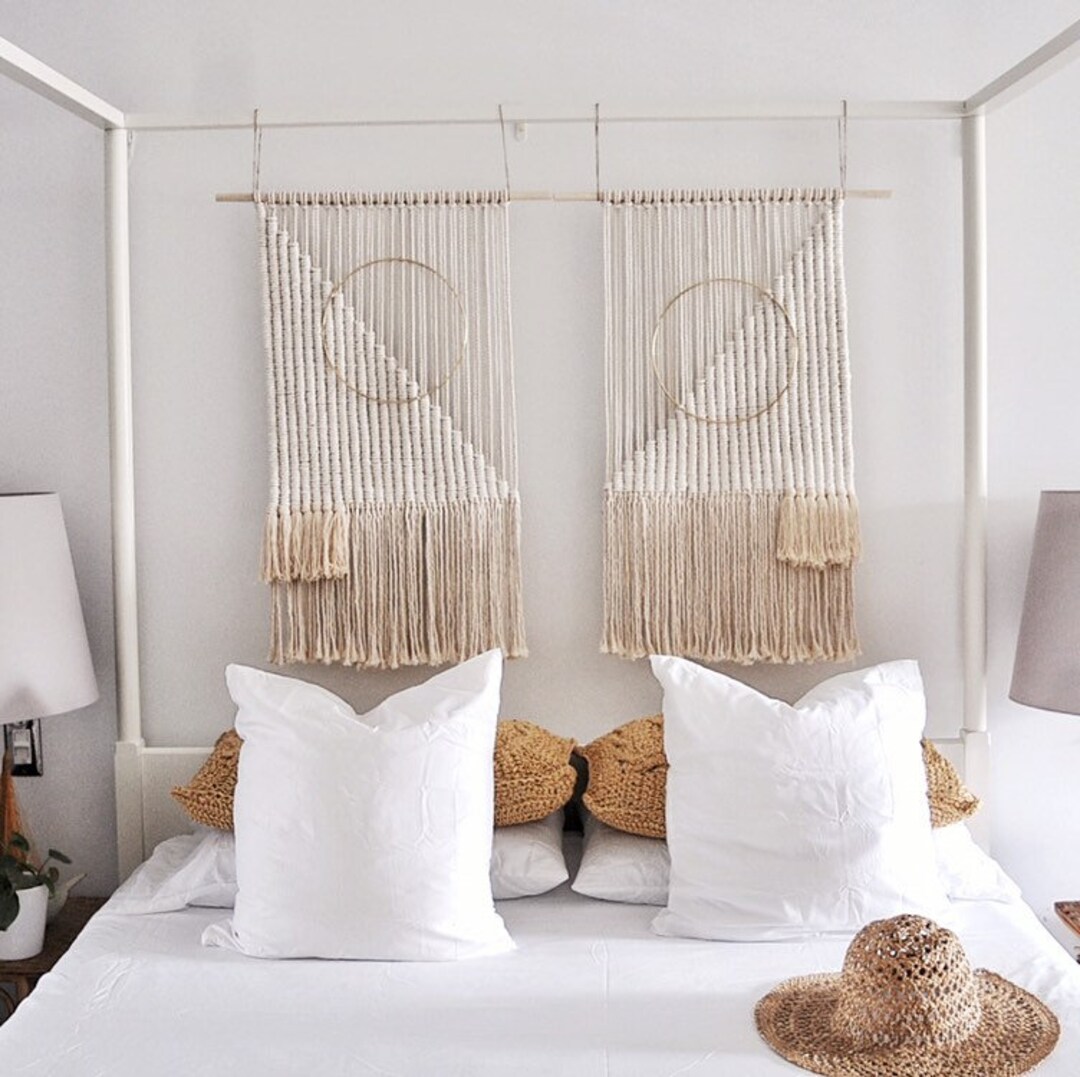 Macrame Wall Hanging| Modern Fibre Tapestry| Woven Wall Art| Geometric ...