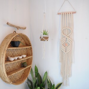 Macrame Wall Hanging| Modern Fibre Tapestry| Woven Wall Art| Geometric ...