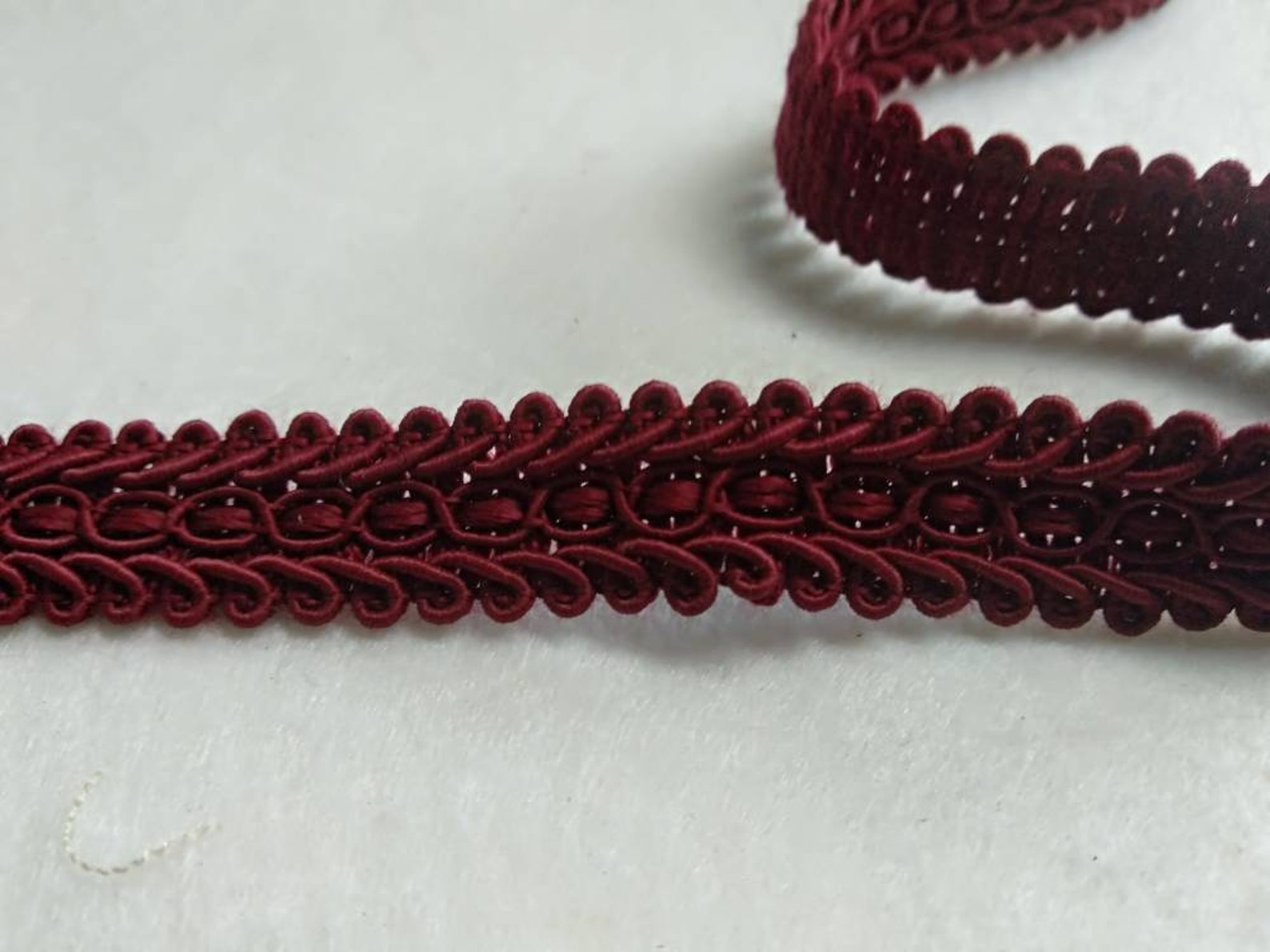 50 Meter Value Pack Red Wine Braid Trimming Upholstery|1.8cm-0.71 ...