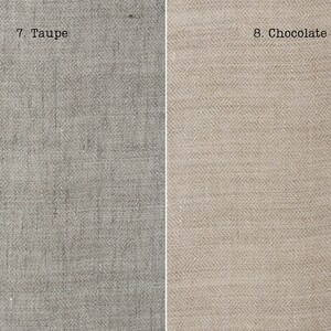 Plain Neutral Color Linen Curtain Fabricdouble Height 310cm - Etsy