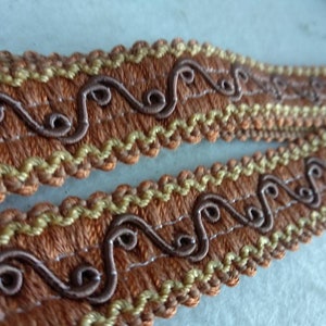 Embroidered Gimp Braided Trimmings/2 Cm Wide Braid Fringe Trims Gimp - Etsy