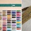 65 Col. Rayon Braid Fringe Trims Braid Trimming Upholstery 1.8cm - 0.7 ...