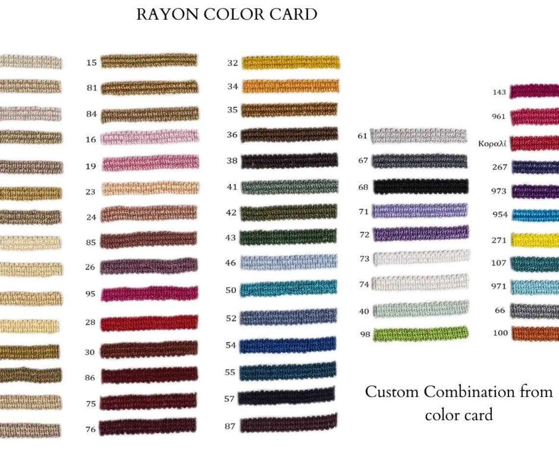 Cotton Jute Rayon Lace Trims | 4cm-1,57'' Inches/ |upholstery Braided ...