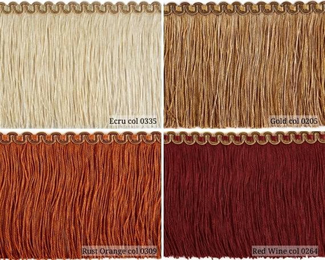Chainette Fringe Trimmings|10 Cm - 4 Inch Height Chainette Fashion ...