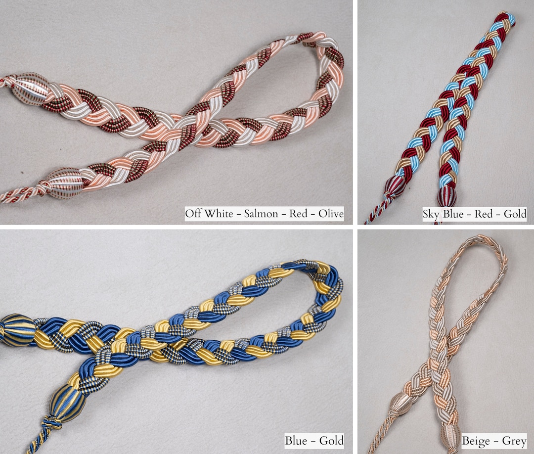 Luxurious Belt Rayon Braided Curtain Tiebacks|70cm-27.5" Rayon Silky ...