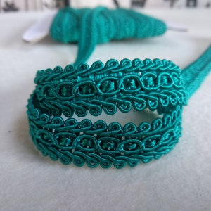 Turquoise Braid Fringe Trims|1.8cm - 0.71 Inches Gimp Braid Upholstery ...