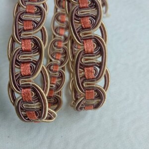 Orange Slim Braid Fringe Trims Braid Trimming Upholstery 1.5cm Gimp ...
