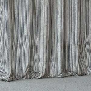 Woven Neutral Colors Textured Curtain Fabric Double Height 305cm ...