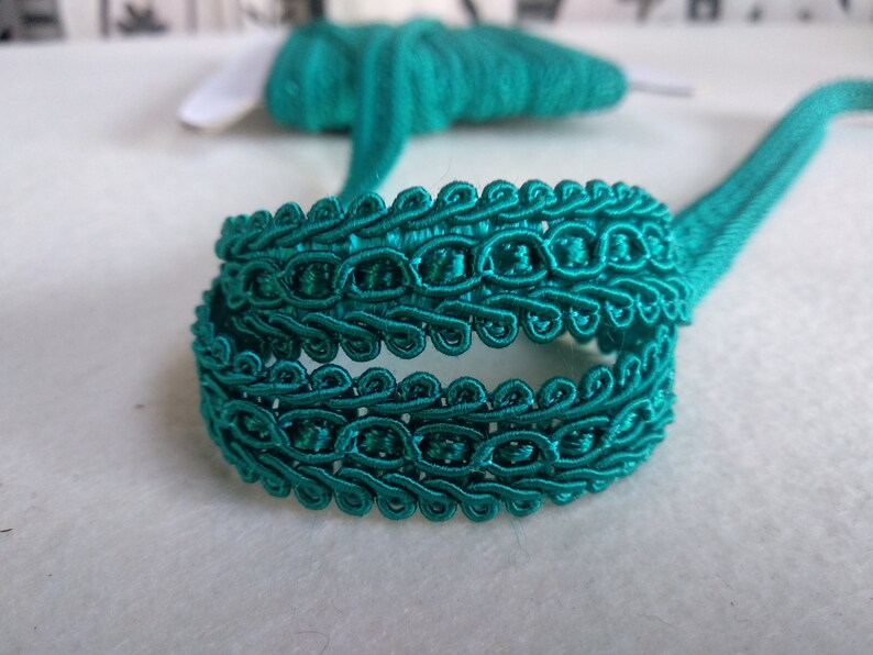 Turquoise Braid Fringe Trims1.8cm 0.71 Inches Gimp Braid - Etsy