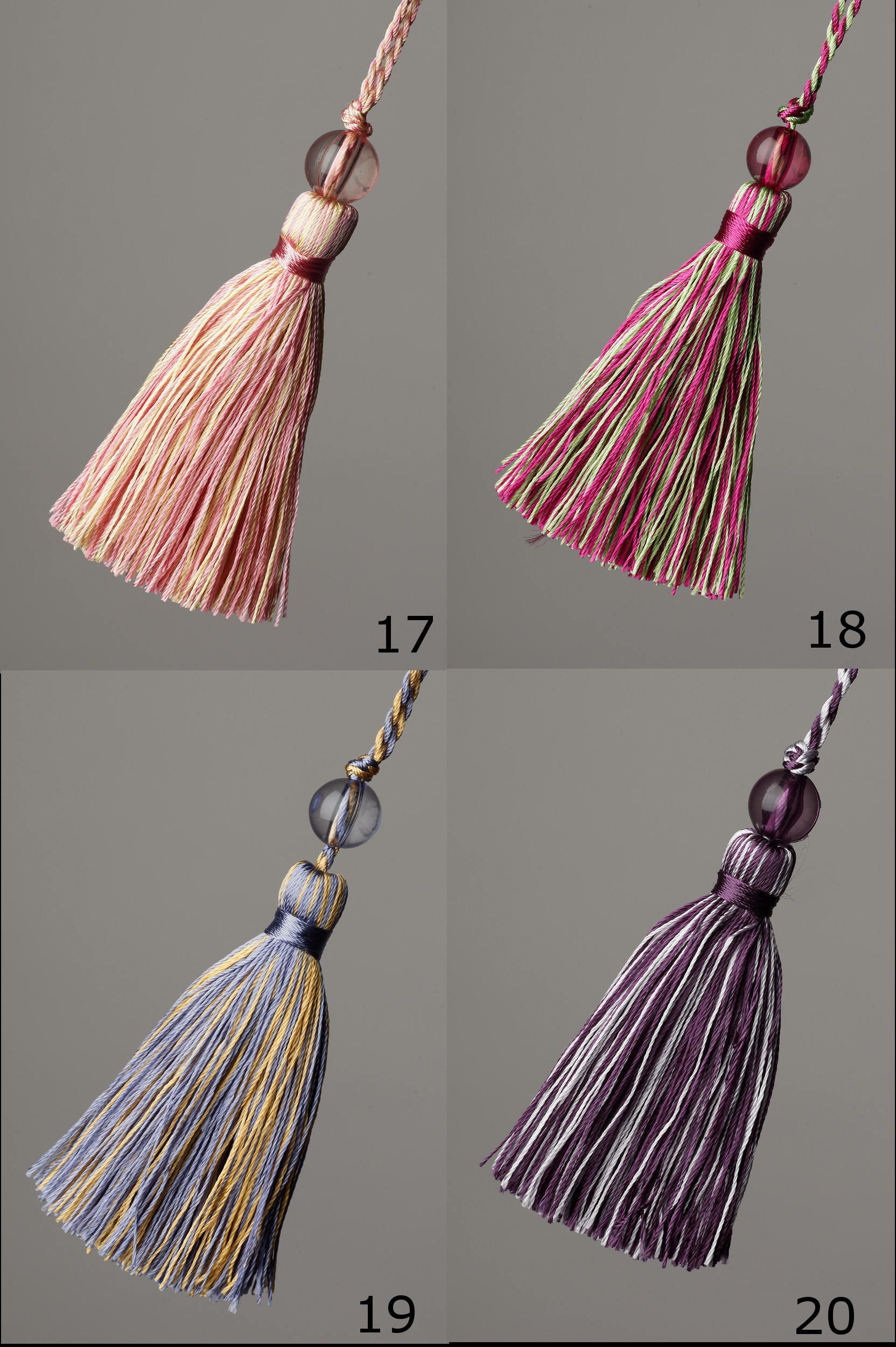 Tassel with beads 9cm with bead.