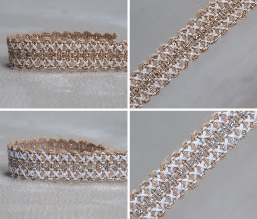 Cotton-jute Braid Fringe Trims|2cm - 0.78 Inches Gimp Braid Upholstery ...