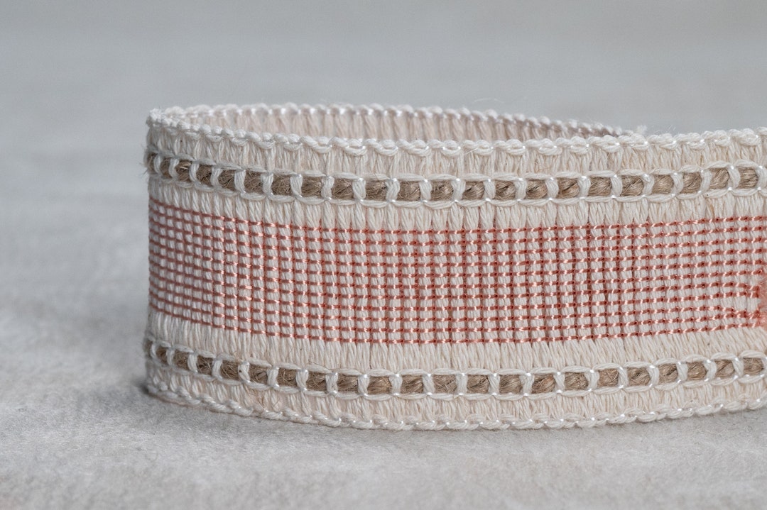 Cotton Jute Rayon Lace Trims | 4cm-1,57'' Inches/ |upholstery Braided ...