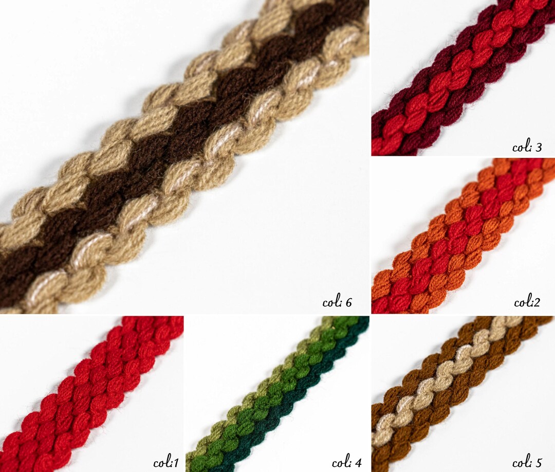 2.2cm- 0.86" Soft Knotted Braid, Curtains-drapery Ribbon Trim/bohemian ...