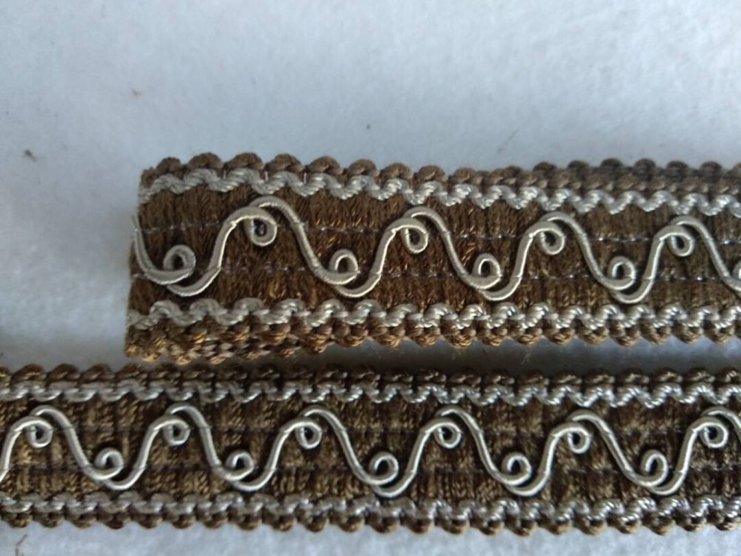 Brown Gimp Trimming|2 Cm Wide Gimp Trim Fringe|ribbon Trim - Gimp Cord ...