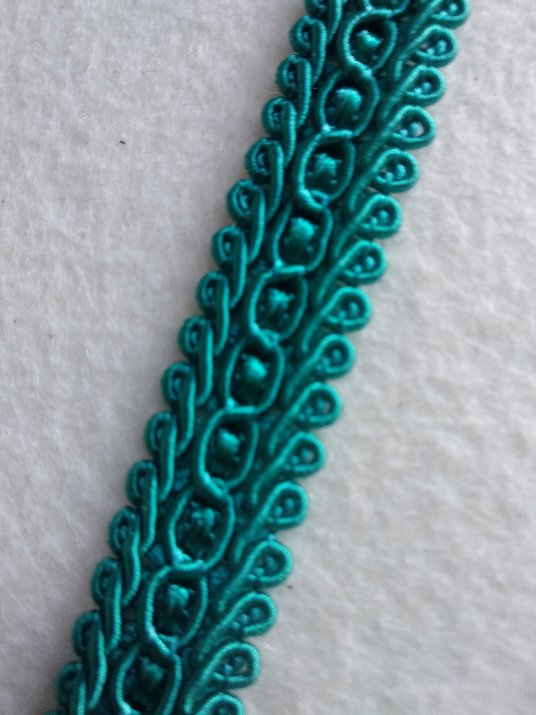 Turquoise Braid Fringe Trims|1.8cm - 0.71 Inches Gimp Braid Upholstery ...