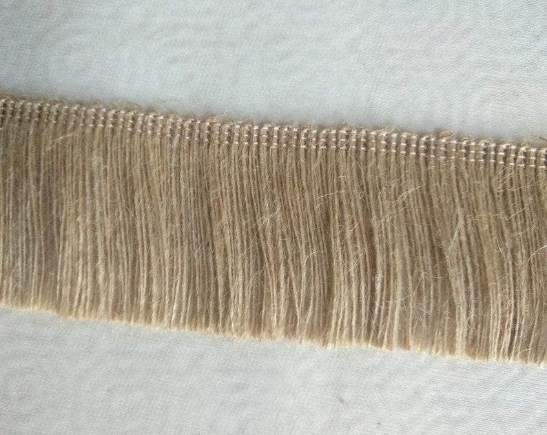 Jute Linen Chainette Trimmings 5.5 Cm 2.17 Inches Long | Etsy