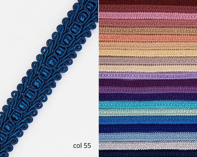Turquoise Braid Fringe Trims1.8cm 0.71 Inches Gimp Braid - Etsy