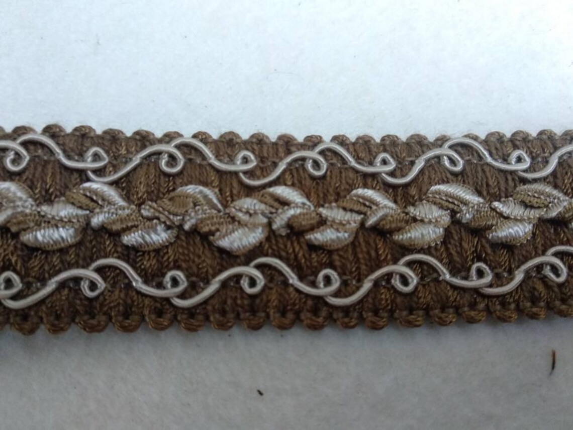 Brown Gimp Braided Trim Fringe Decoration Embellishment/3 Cm - Etsy