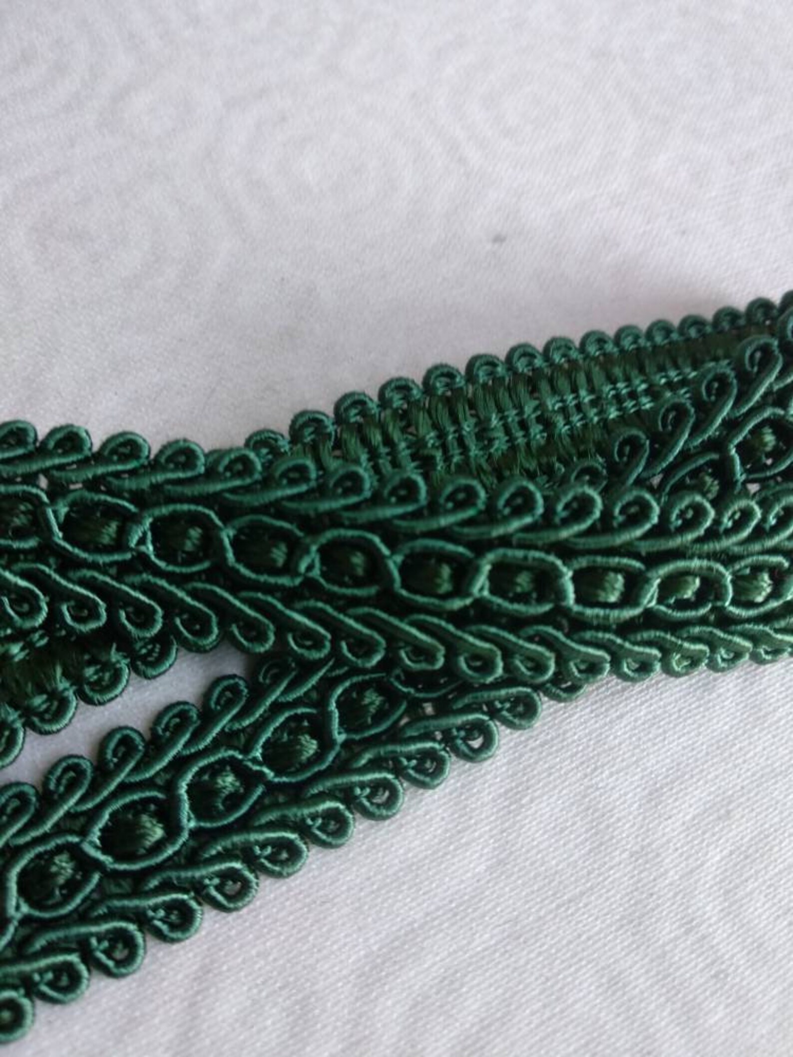 Green Braid Fringe Trims 1.8cm 0.71 Inches Gimp Braid - Etsy