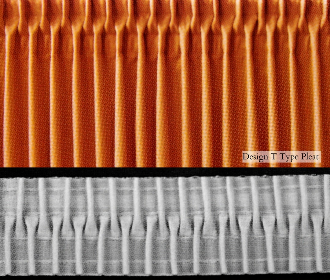 Transparent Pleated Curtains Tape | 5cm or 12cm Wide Multi Slot Back ...