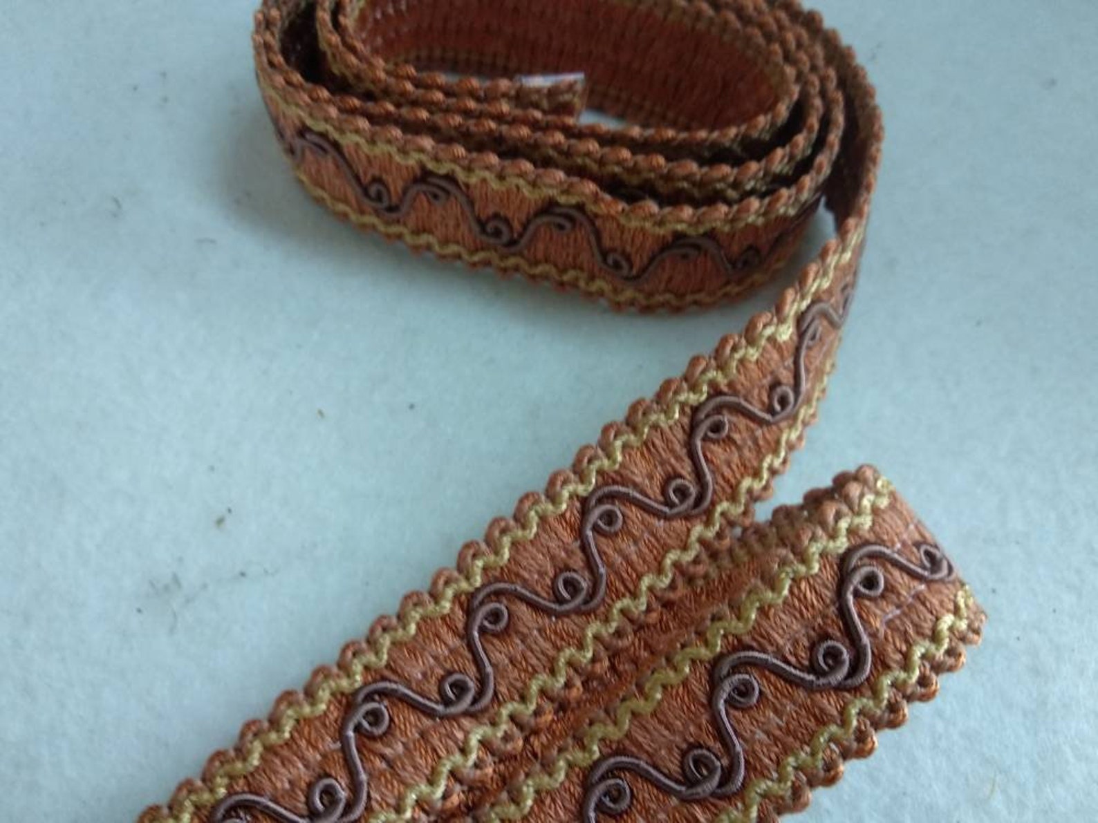 Embroidered Gimp Braided Trimmings/2 Cm Wide Braid Fringe - Etsy