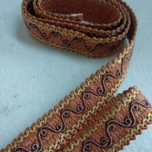 Embroidered Gimp Braided Trimmings/2 Cm Wide Braid Fringe Trims Gimp - Etsy