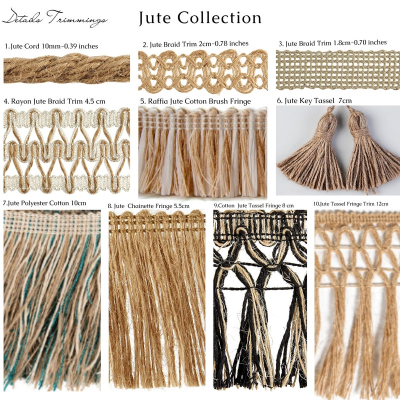 Jute Trim - Etsy Australia
