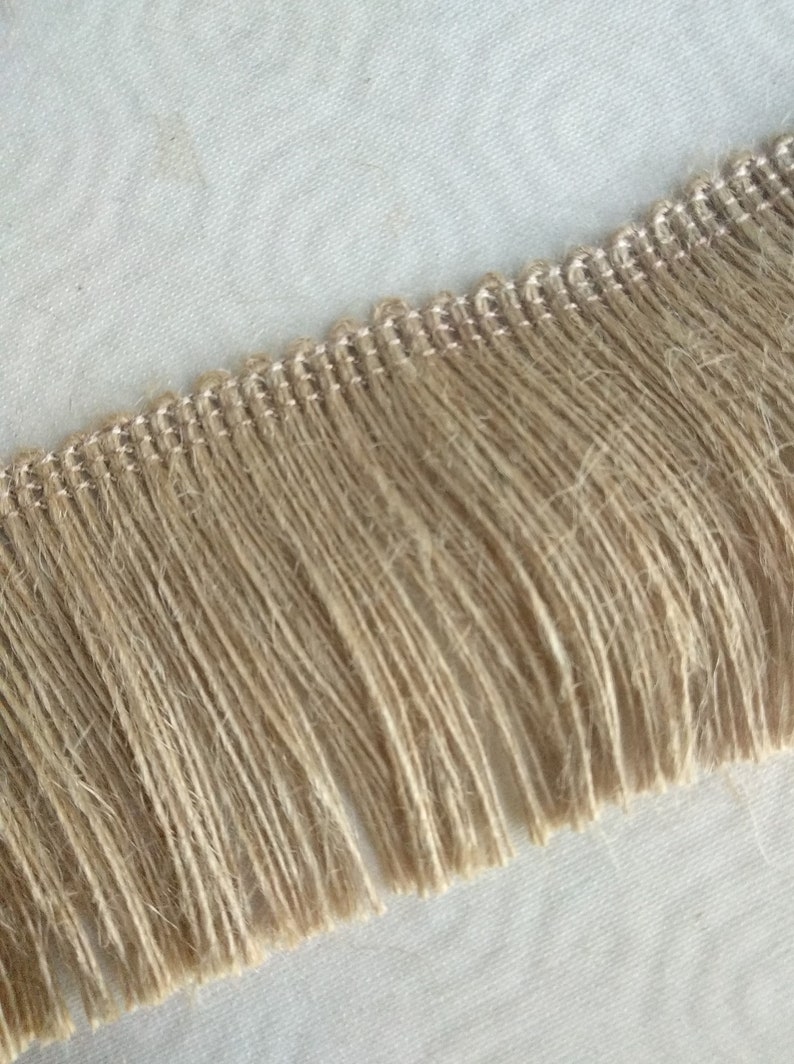 Jute Linen Chainette Trimmings 5.5 Cm 2.17 Inches Long | Etsy