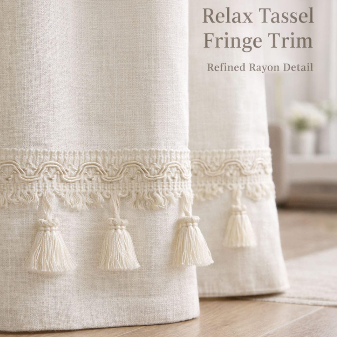 Curtain Tassel Fringe Trim 8cm(3.15