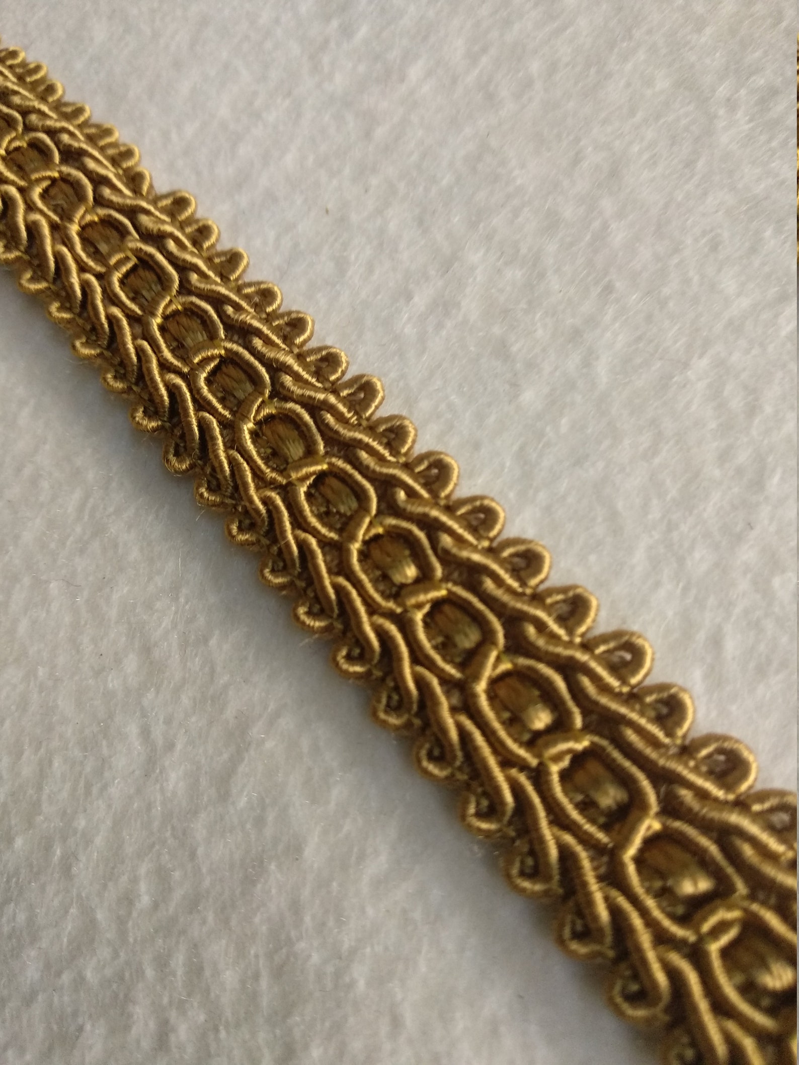 Gold Braid Fringe Trims|1.8cm - 0.71 Inches Gimp Braid Upholstery Trim ...