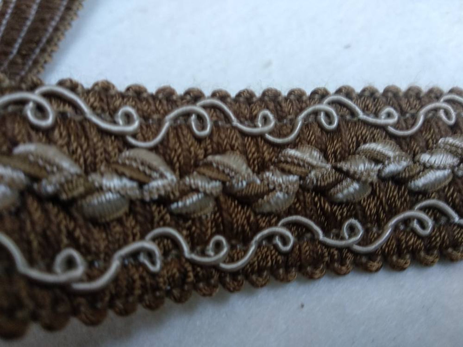 Brown Gimp Braided Trim Fringe Decoration Embellishment/3 Cm - Etsy