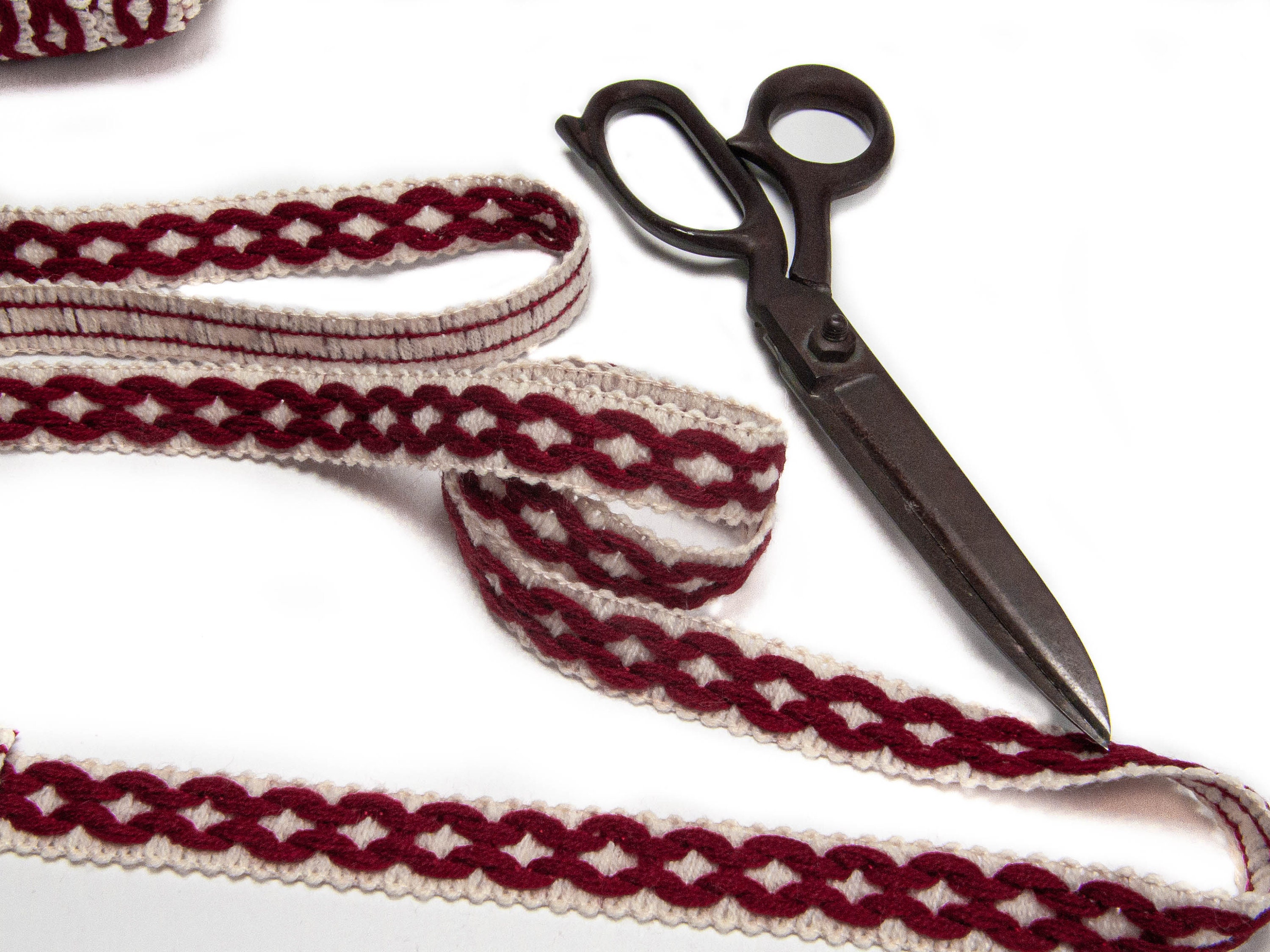 Natural barn Red Ribbon Gimp Trim 1.8cm 0.71 Inches Ribbon - Etsy UK