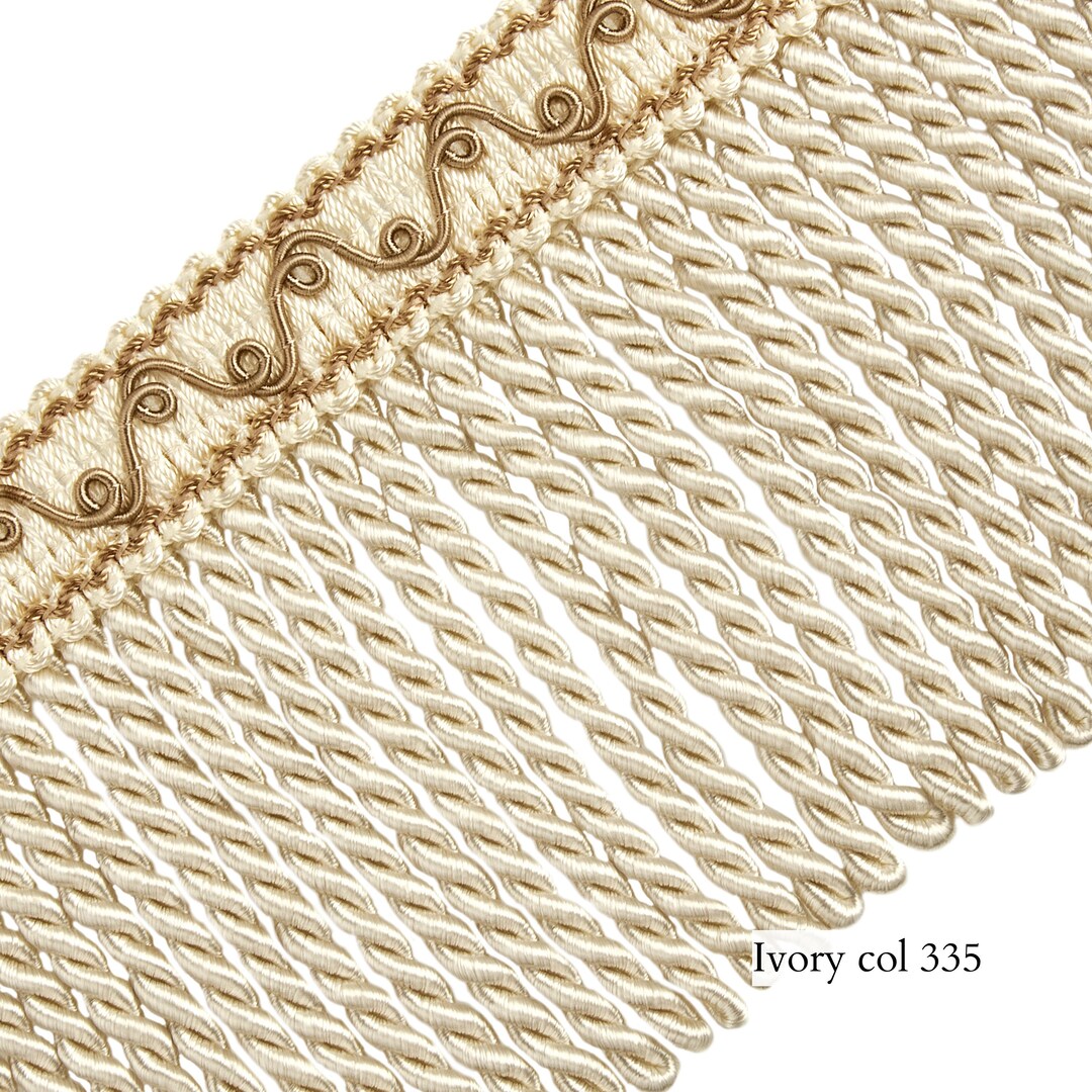 10cm-3.93 Bullion Fringe Trim ivory High Quality Bullion Upholstery ...