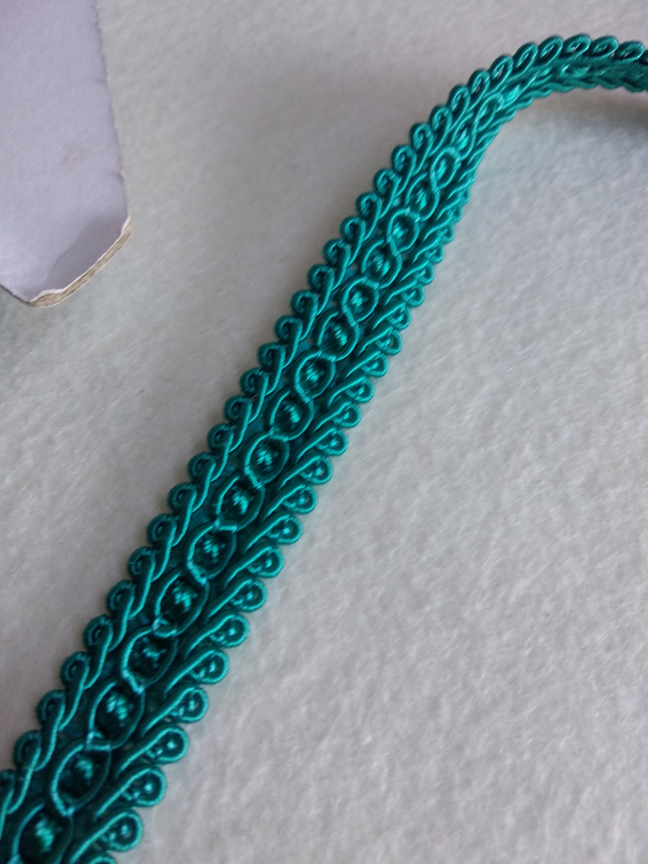 Turquoise Braid Fringe Trims|1.8cm - 0.71 Inches Gimp Braid Upholstery ...