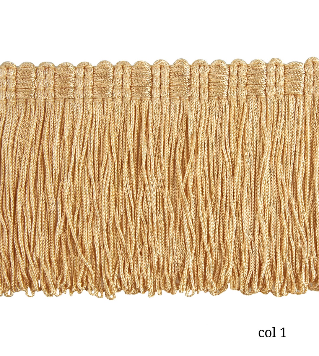 Ivory Double Weld Bullion Fringe Trim|10 Cm - 3.93 Inches Height ...