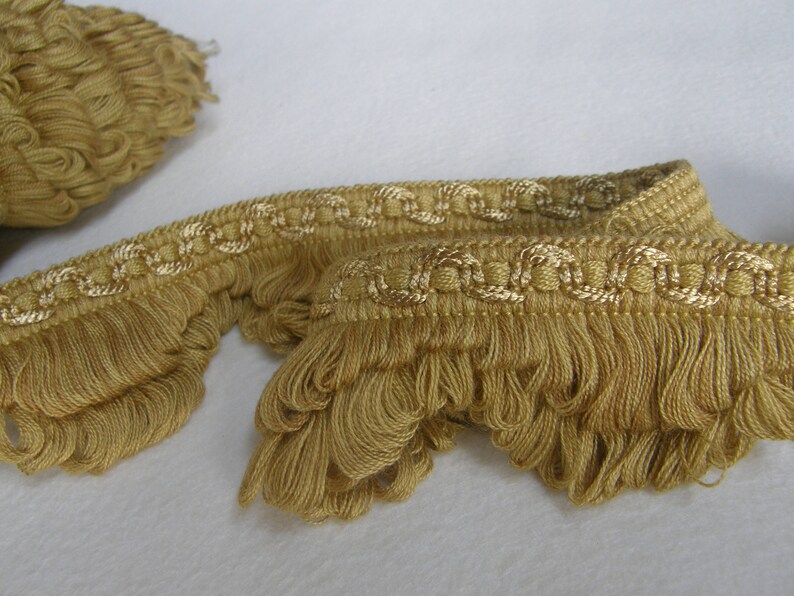 Beige Gold Fringe Trimming 5 Cm 2 Inch Fringe Trimmings - Etsy