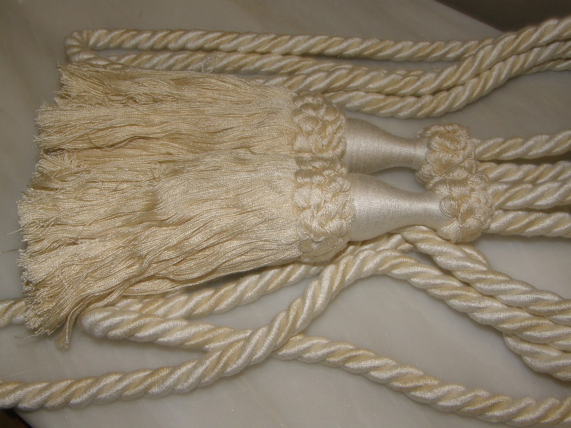 Luxury Large Tassel Tiebacks 100% Viscose-rayon Curtains - Etsy