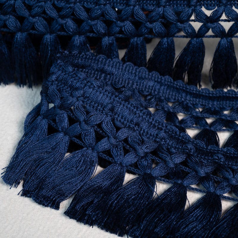 Navy Blue Trim - Etsy