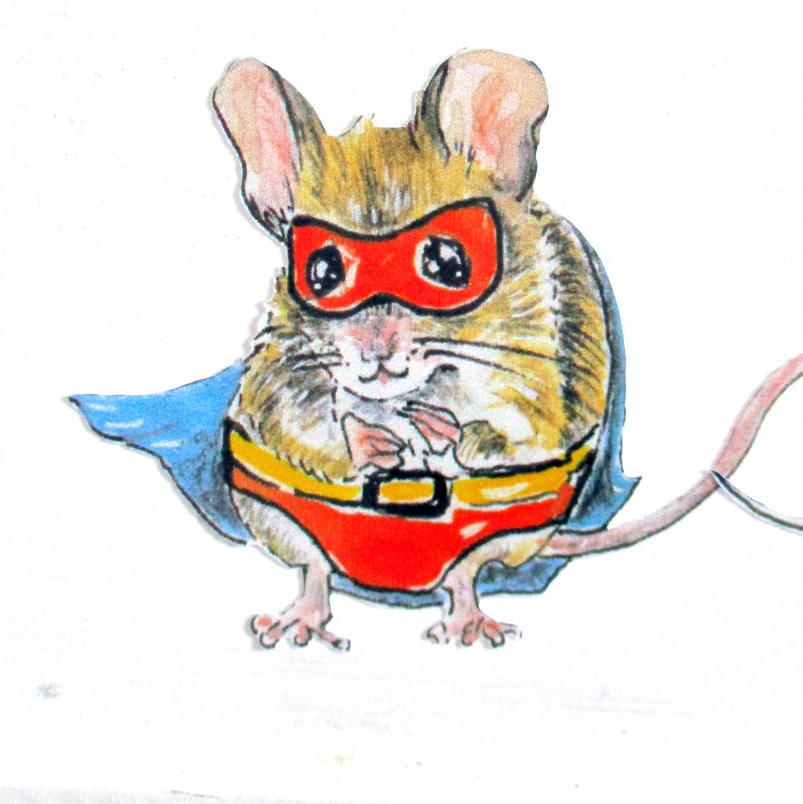 Superhero Mouse Wall Stickers Superhero Wall Decal Super - Etsy