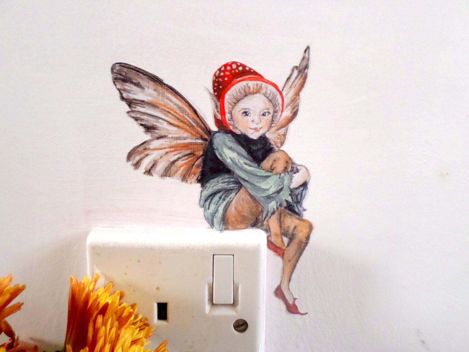 Fairy Wall Decals Woodland Fairy Wall Sticker Pixie Decor - Etsy UK
