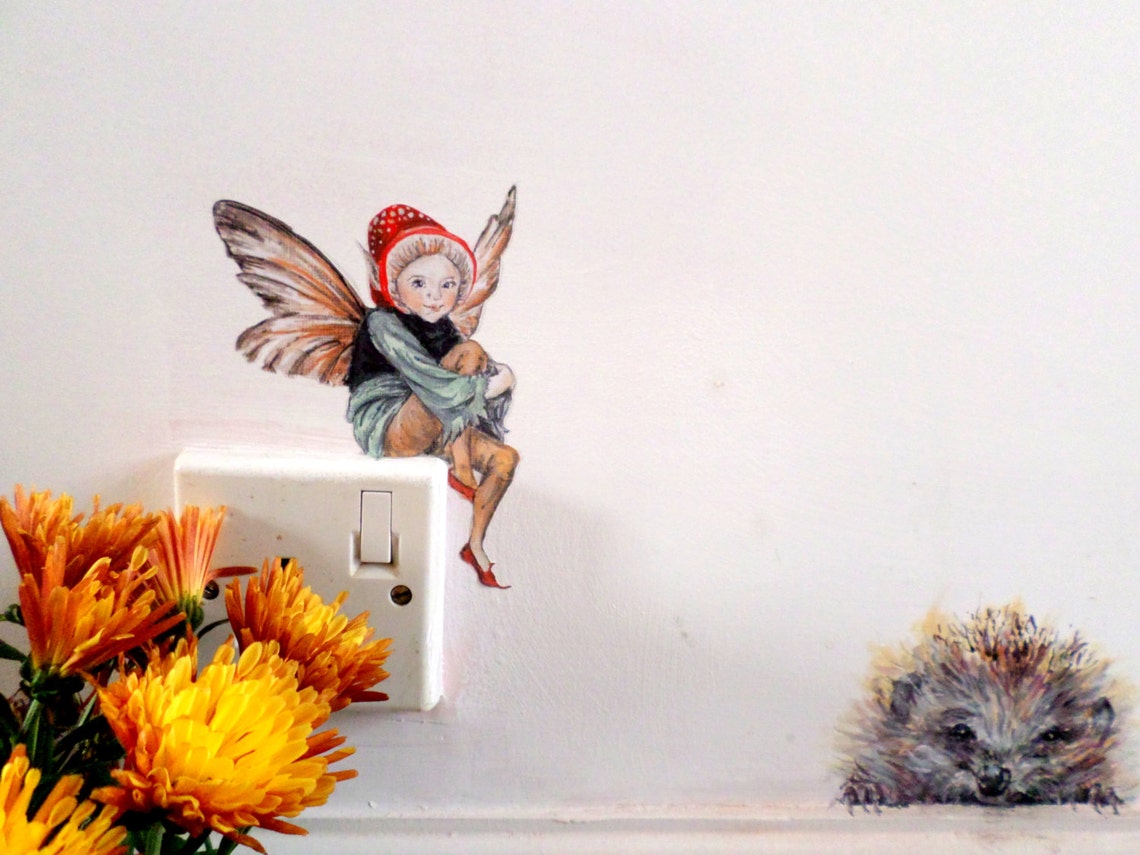 Fairy Wall Decals Woodland Fairy Wall Sticker Pixie Decor - Etsy UK
