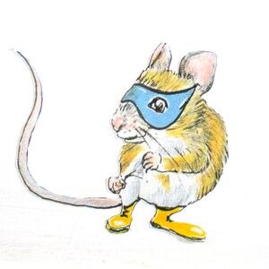 Superhero Mouse Wall Stickers Superhero Wall Decal Super - Etsy