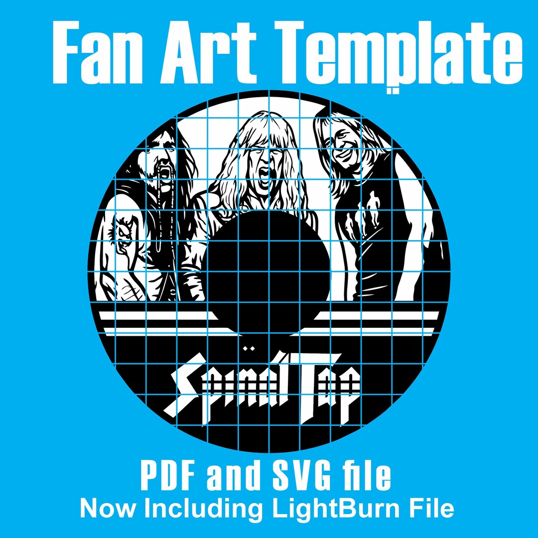 Spinal Tap Vinyl Record SVG Template: Laser Cut, Cricut Ready (digital ...