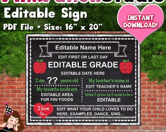 Editable Classroom Door Welcome Sign PDF File Instant Download | Etsy